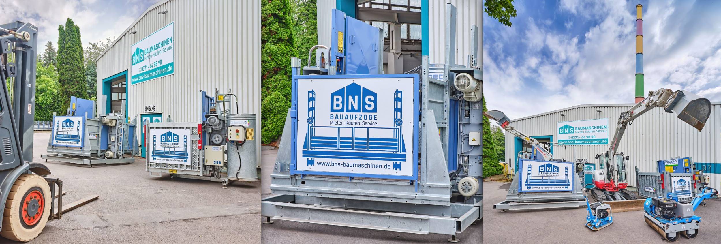 Standort - Chemnitz – BNS Baumaschinen
